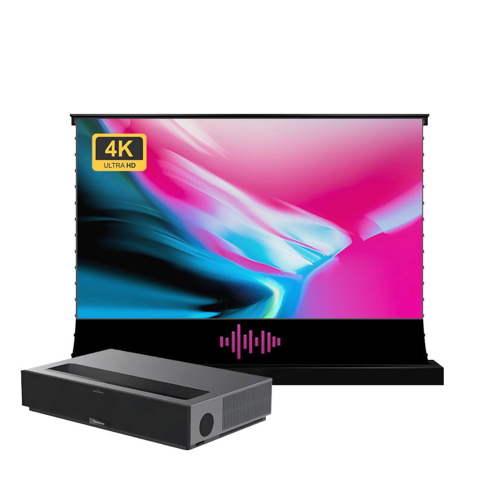 BUNDLE Formovie Theater 4K Triple Laser Projector + VIVIDSTORM Sound ...